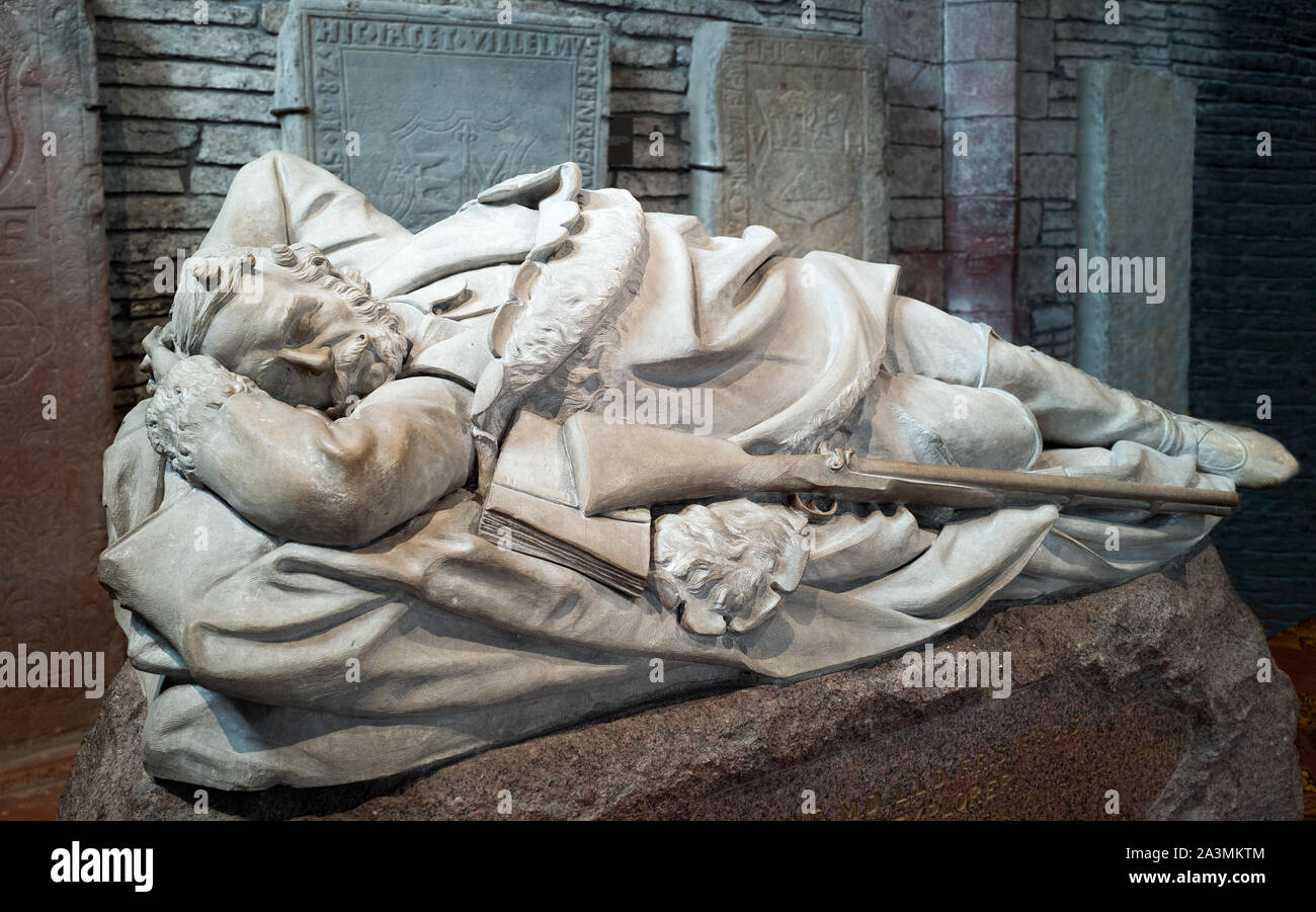 Kirkwall, Orkney, Scoland - June 4, 2019: The memorial of the Scottish ...