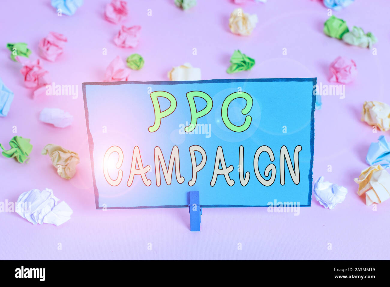Writing note showing Ppc Campaign. Business concept for use PPC in ...