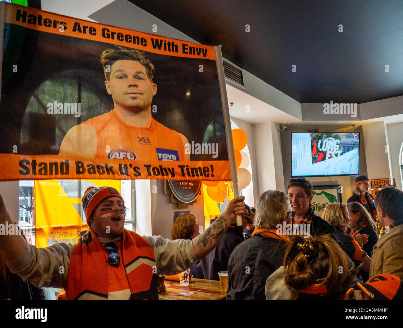 Australian sport greater western sydney giants hi-res stock photography ...