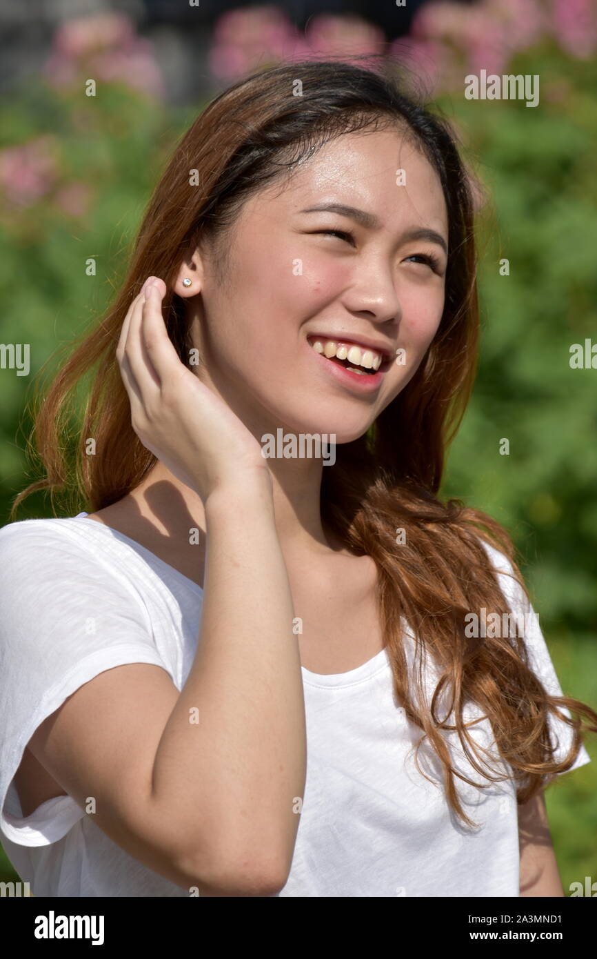 Happy Diverse Female Stock Photo - Alamy