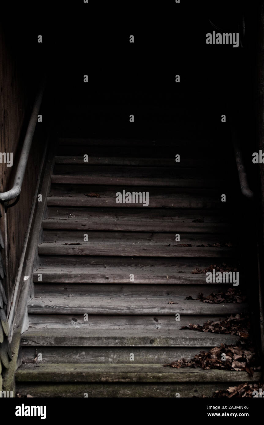 Scary stairs house hi-res stock photography and images - Alamy