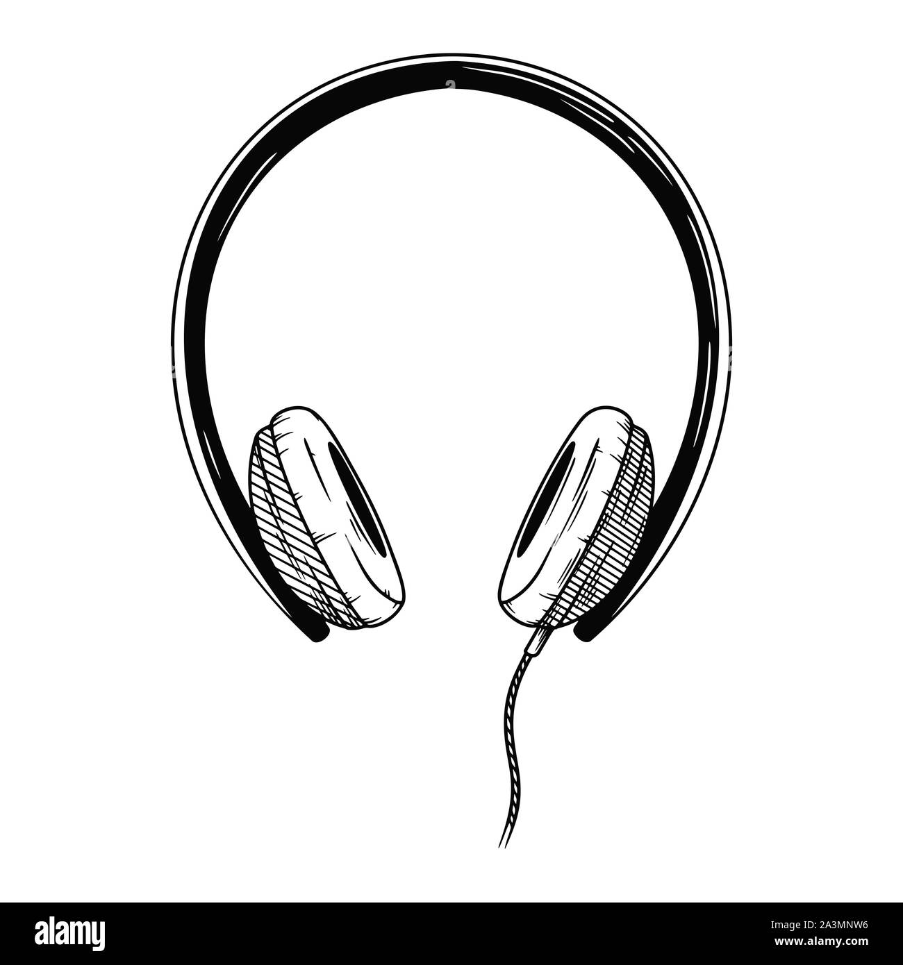 Earphones Drawing