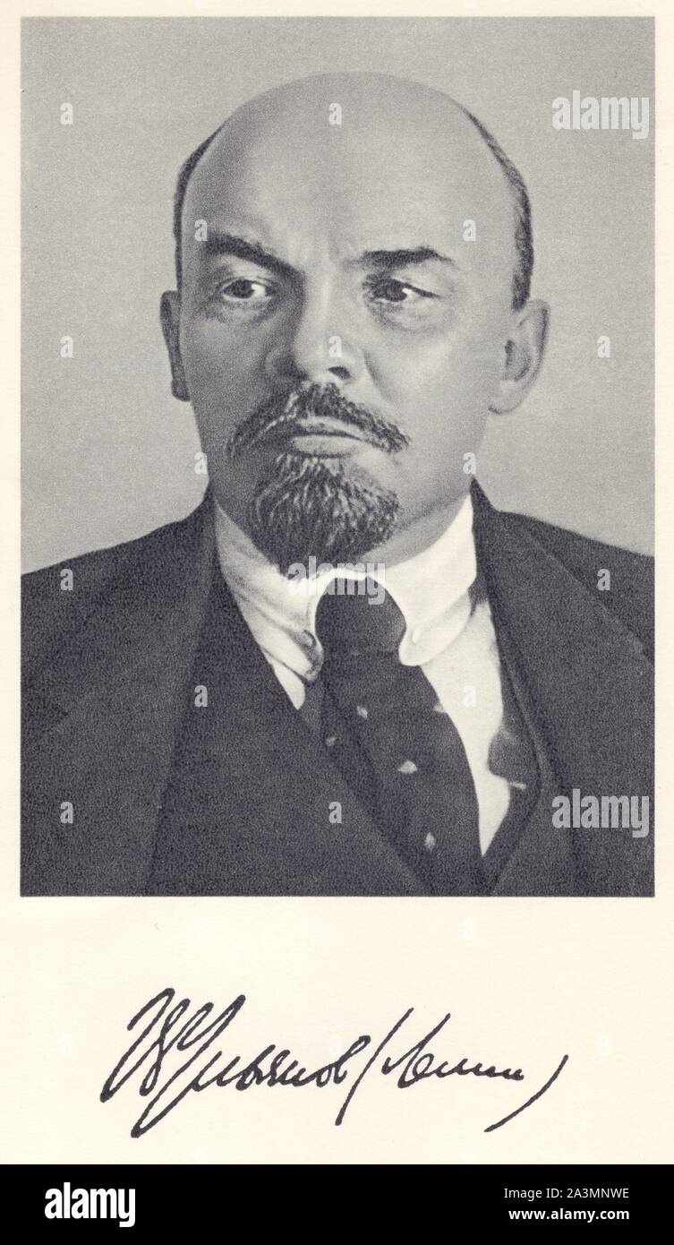 Vladimir Ilitch Lénine. 1870-1924 Stock Photo - Alamy