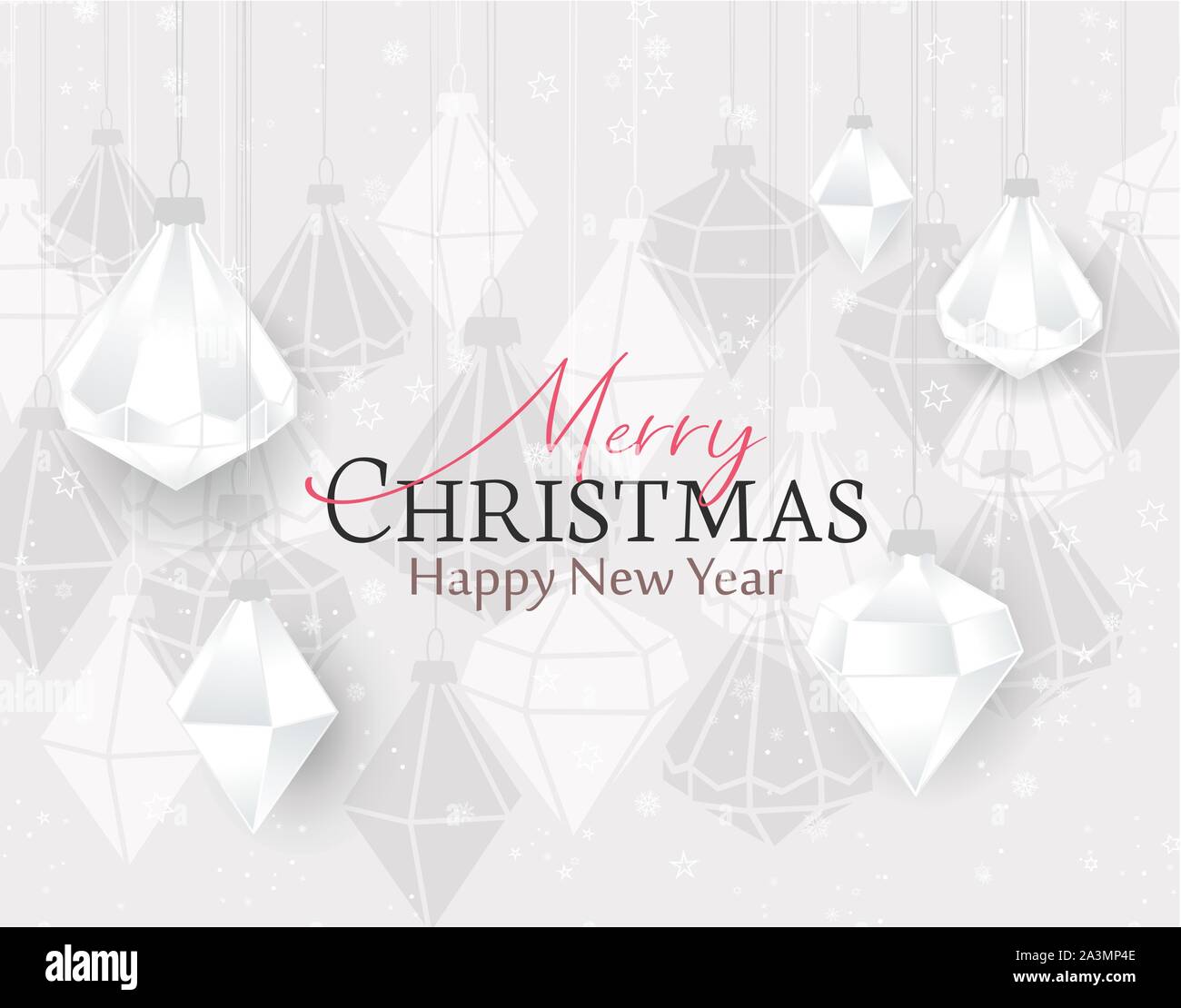 Diamond Christmas balls Stock Vector Image & Art - Alamy