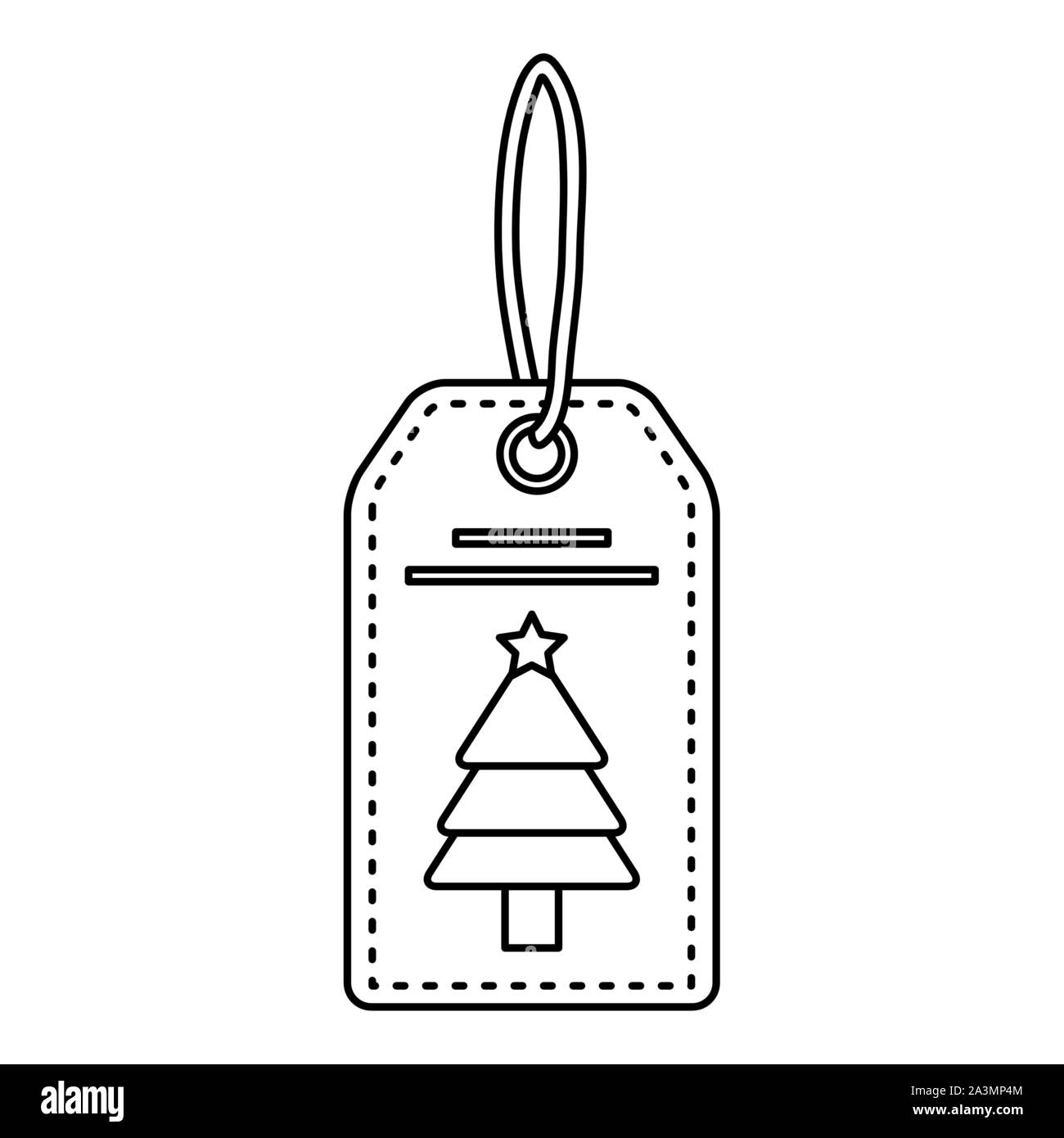 Christmas tree in hanging Black and White Stock Photos & Images - Alamy