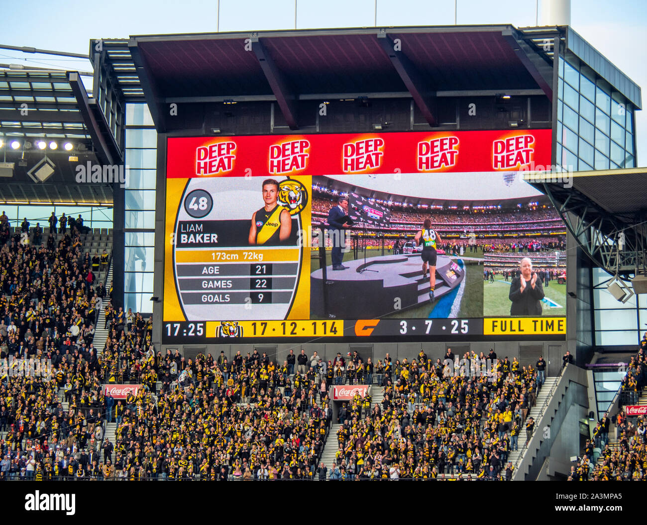 2019 Australian Rules Football League AFL Grand Final Greater Western ...