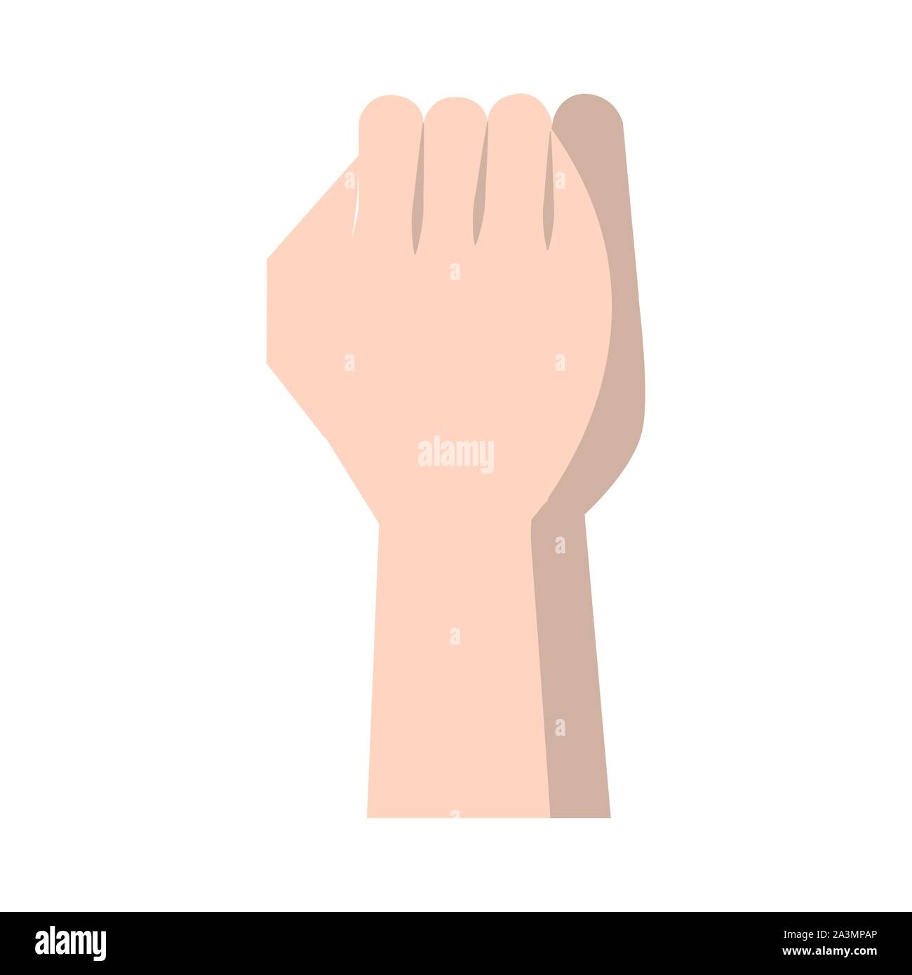 Closed palm Stock Vector Images - Alamy