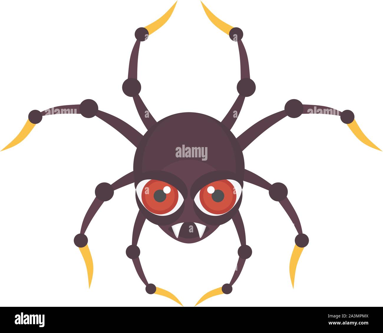 Scary Cartoon Spider Eyes