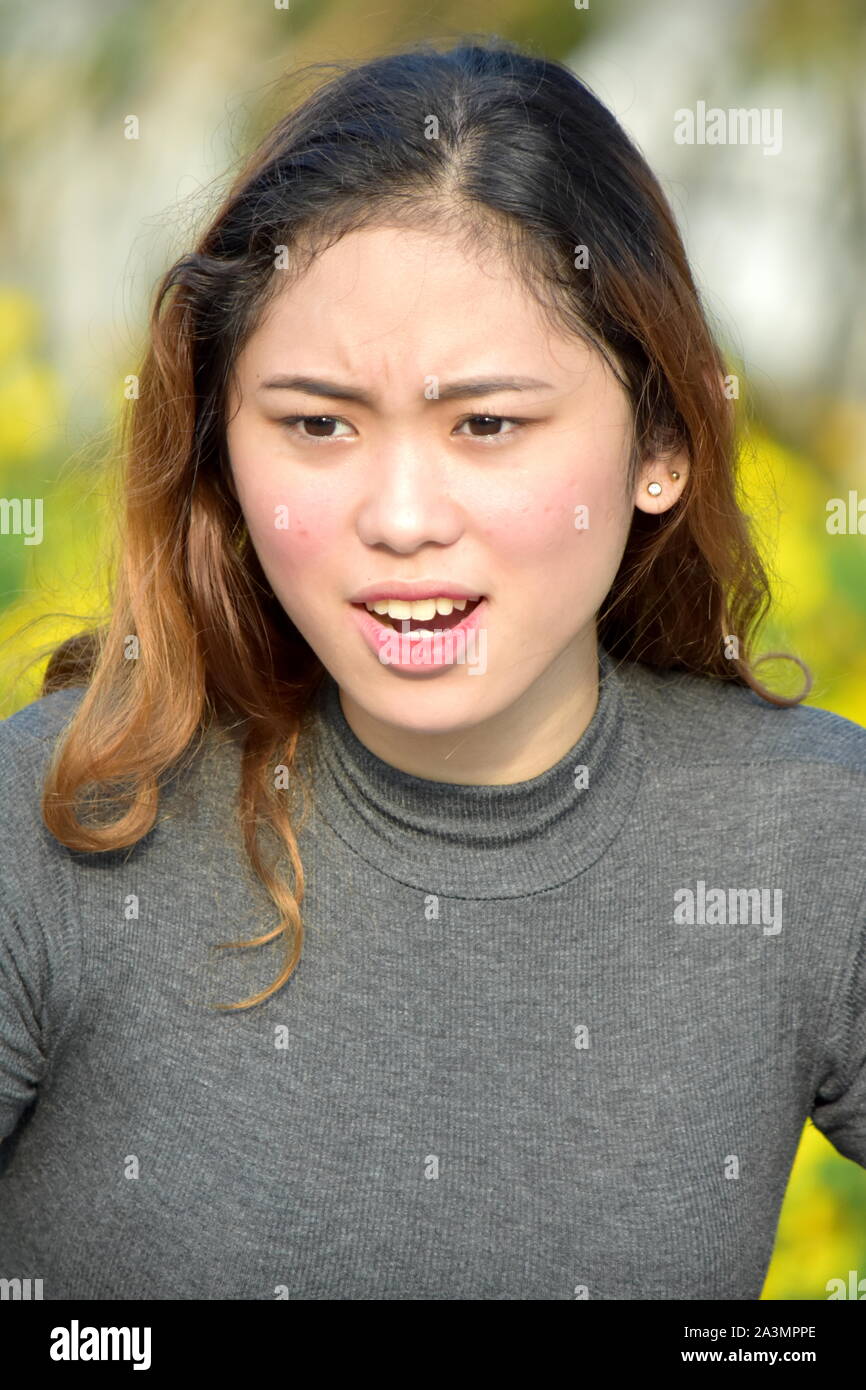 An Attractive Female Under Stress Stock Photo - Alamy An Attractive Female Under Stress Stock Photo - Alamy