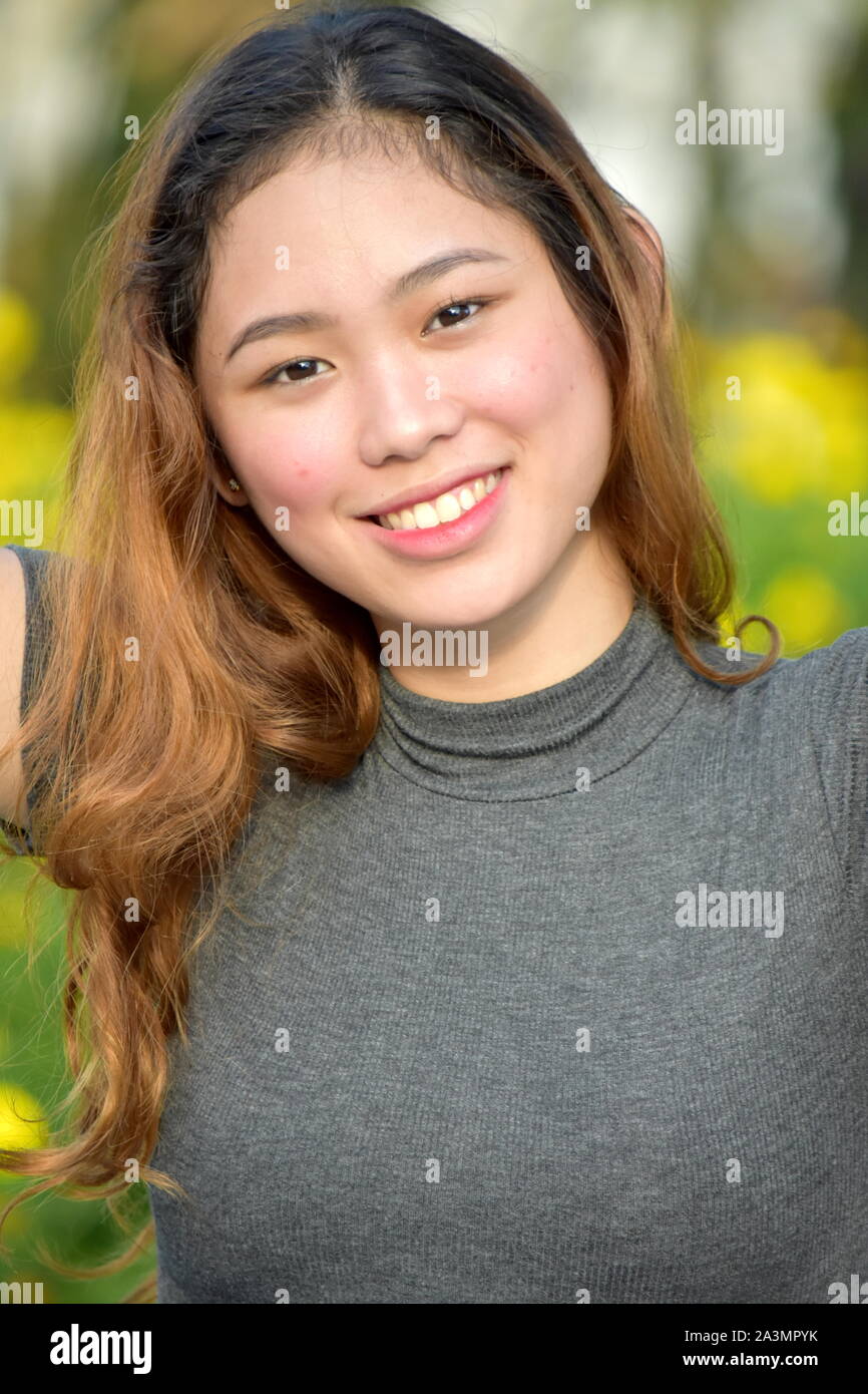 Female And Happiness Stock Photo - Alamy