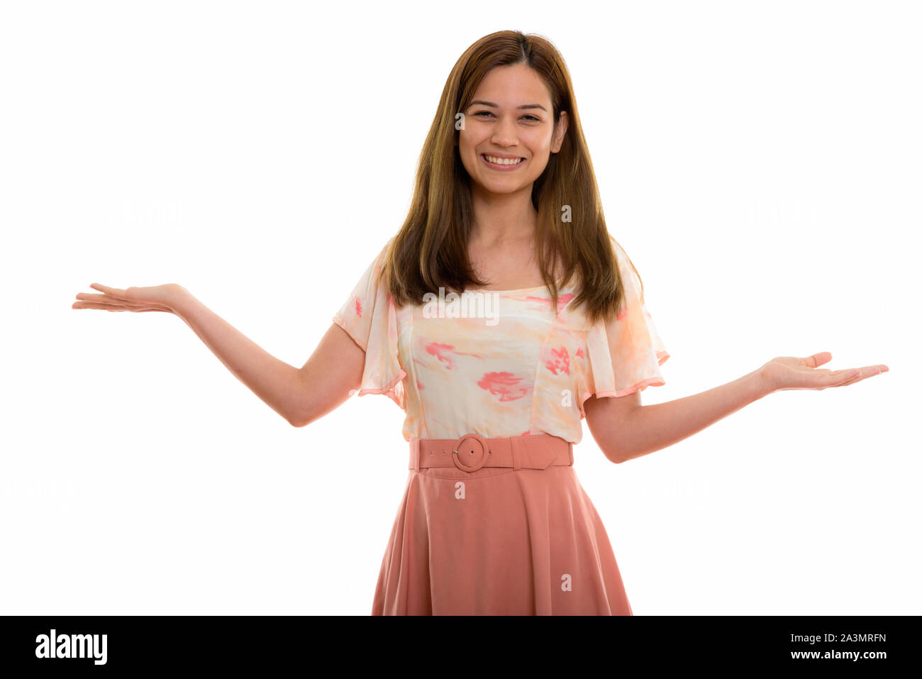 Female with open arms hi-res stock photography and images - Alamy
