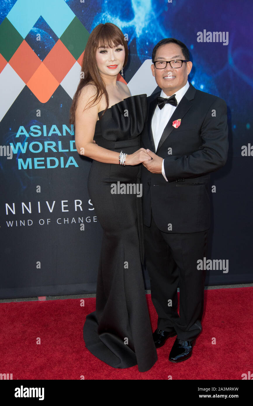Asian World Media 2nd Anniversary Gala at the Asian World Media television studios in ...