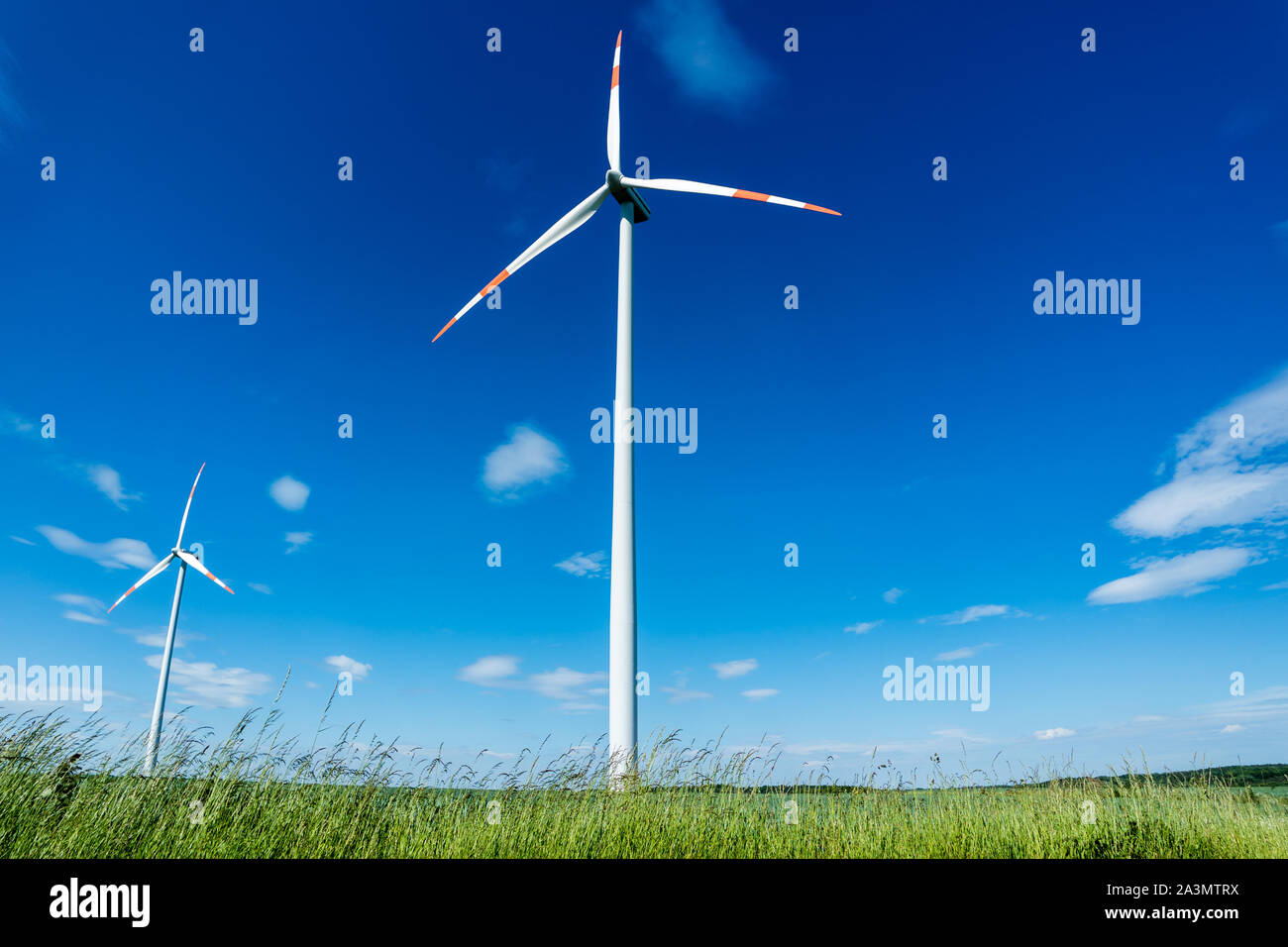 Modern wind turbine Stock Photo - Alamy