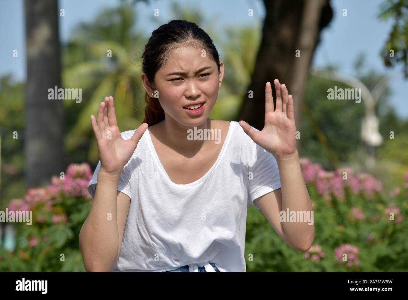 Attractive woman making decision hi-res stock photography and images ...