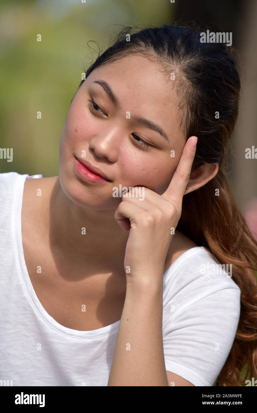 Thoughtful lady hi-res stock photography and images - Alamy