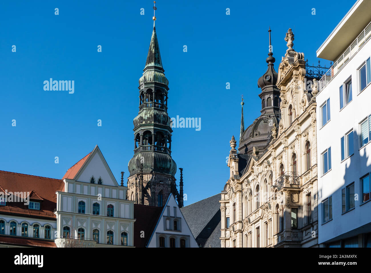 Zwickau in East Germany Stock Photo - Alamy