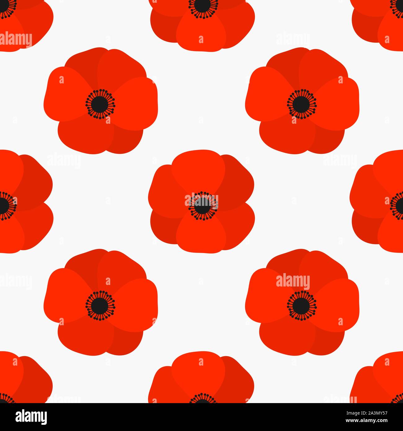 Beautiful red poppy petals Stock Vector Images - Alamy