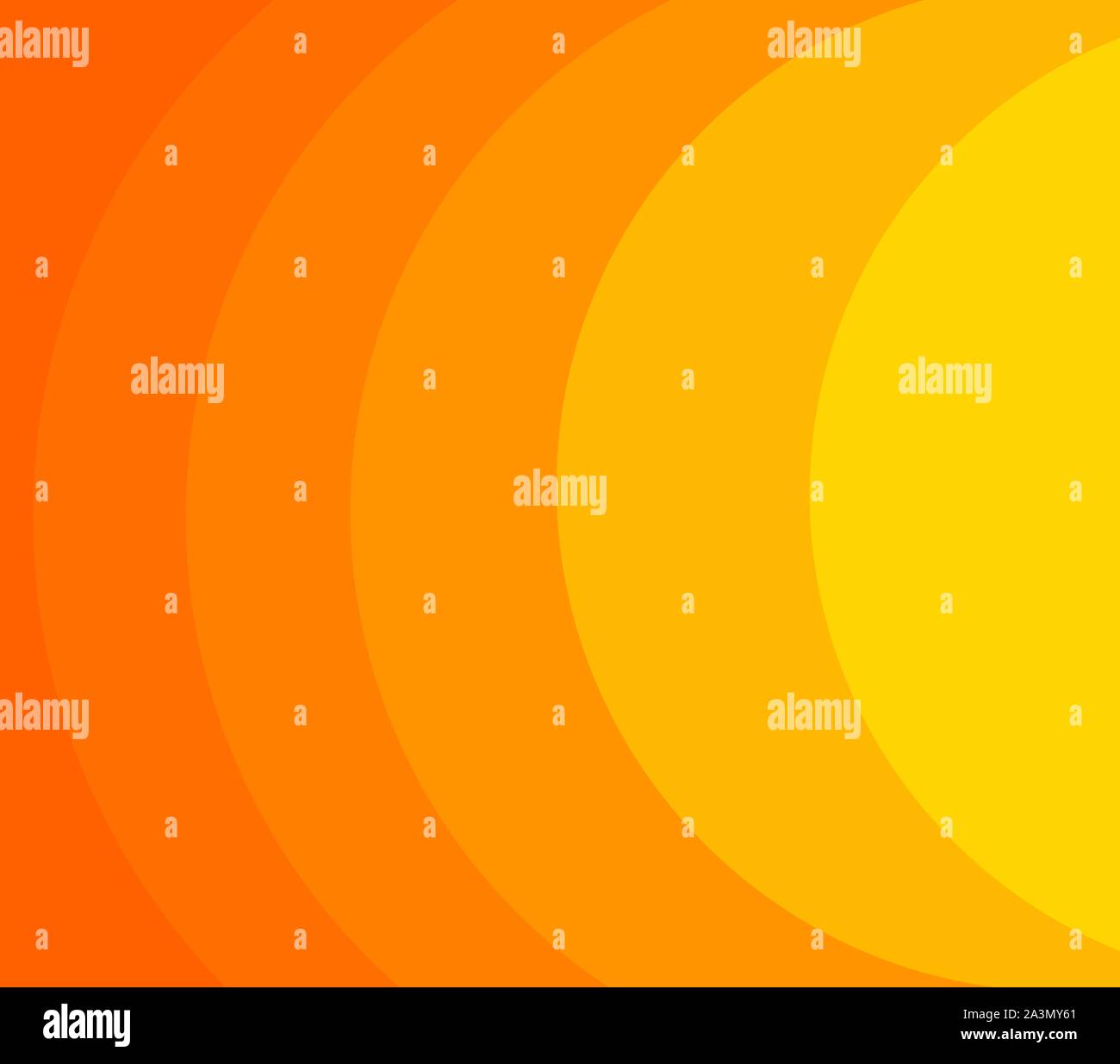 Orange and yellow gradient sun background. Vector illustration Stock ...