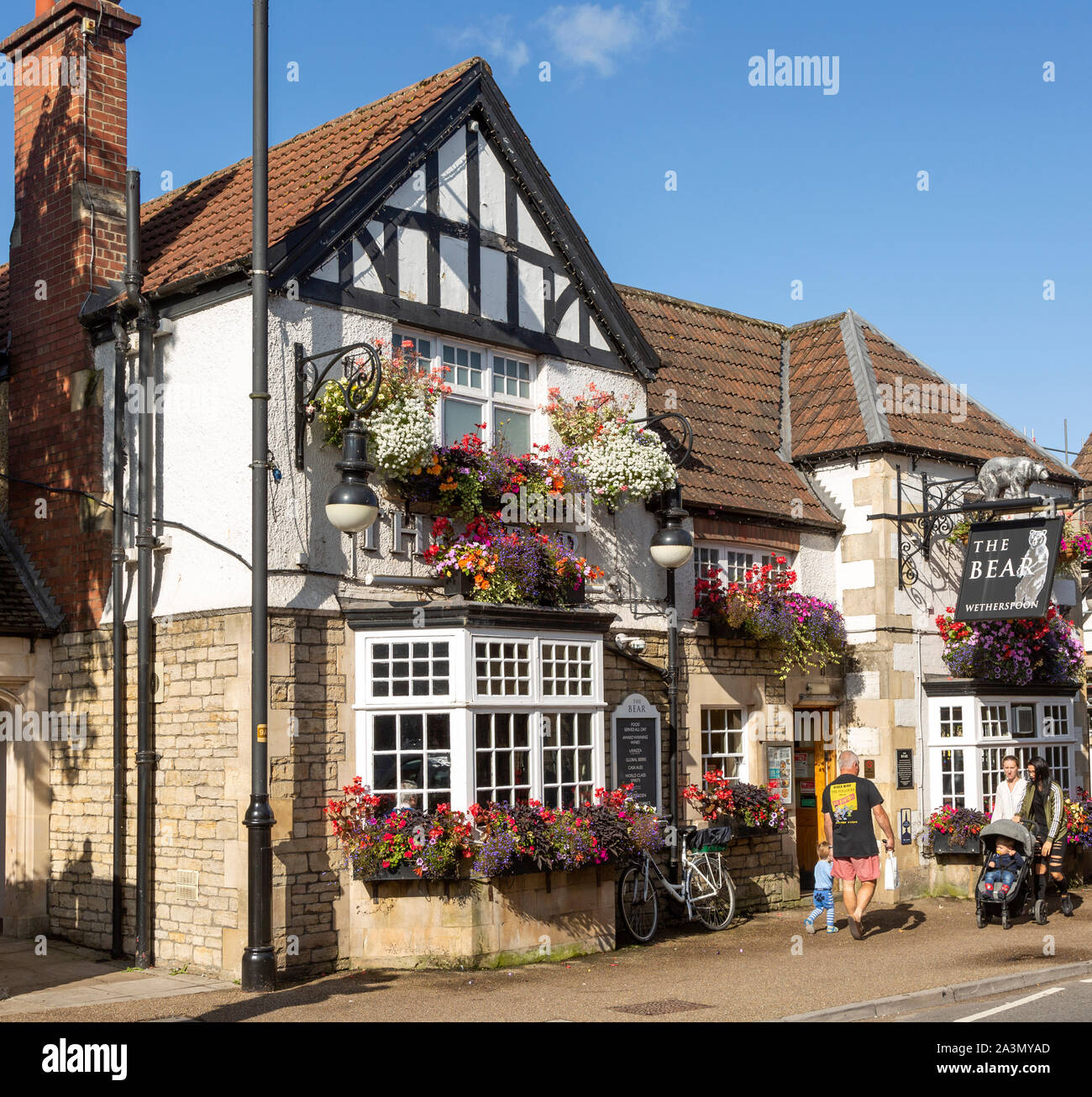 The Bear Wetherspoons pub, Melksham, Wiltshire, England, UK Stock Photo ...