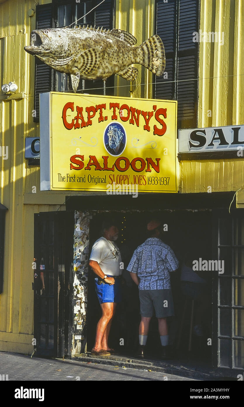 Captain Tony’s Saloon of Key West, Florida, United States Stock Photo ...