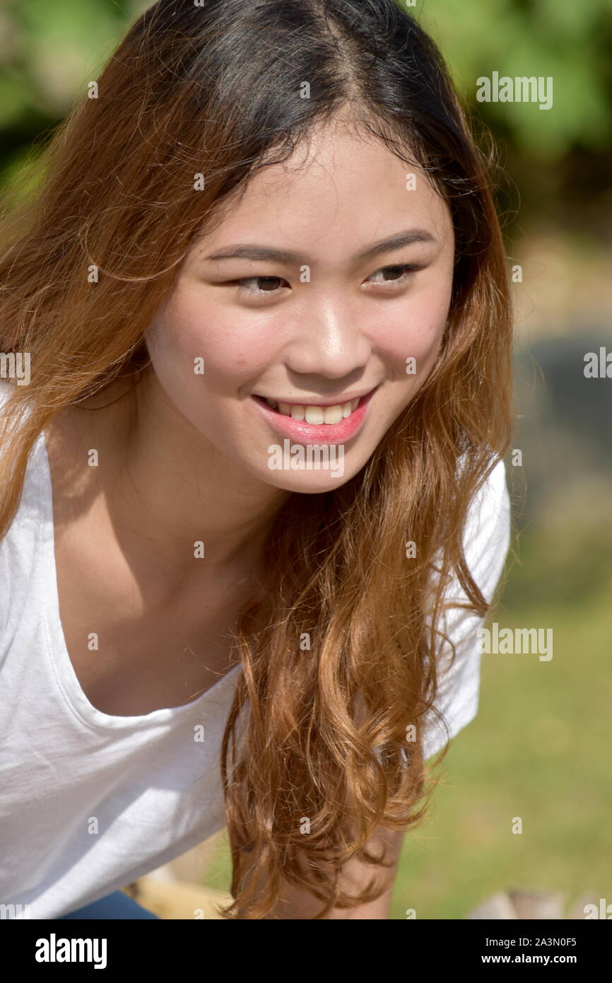 Contemplative Pretty Person Stock Photo - Alamy