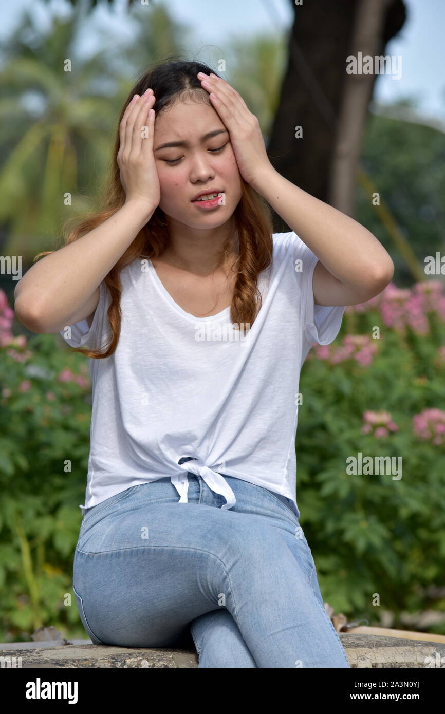 Woman And Memory Loss Stock Photo - Alamy