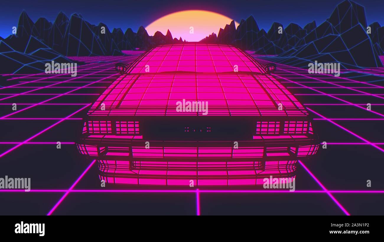 80s car poster hi-res stock photography and images - Alamy