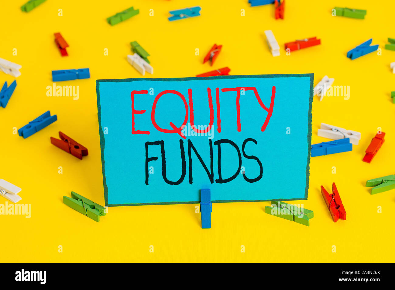 Text sign showing Equity Funds. Business photo showcasing type of ...