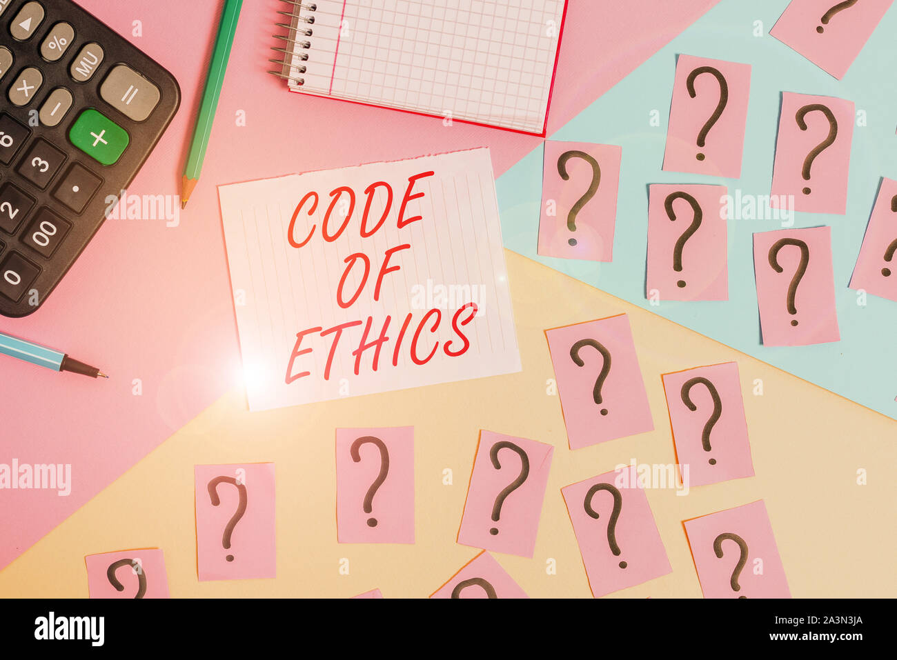 Word writing text Code Of Ethics. Business photo showcasing basic guide ...