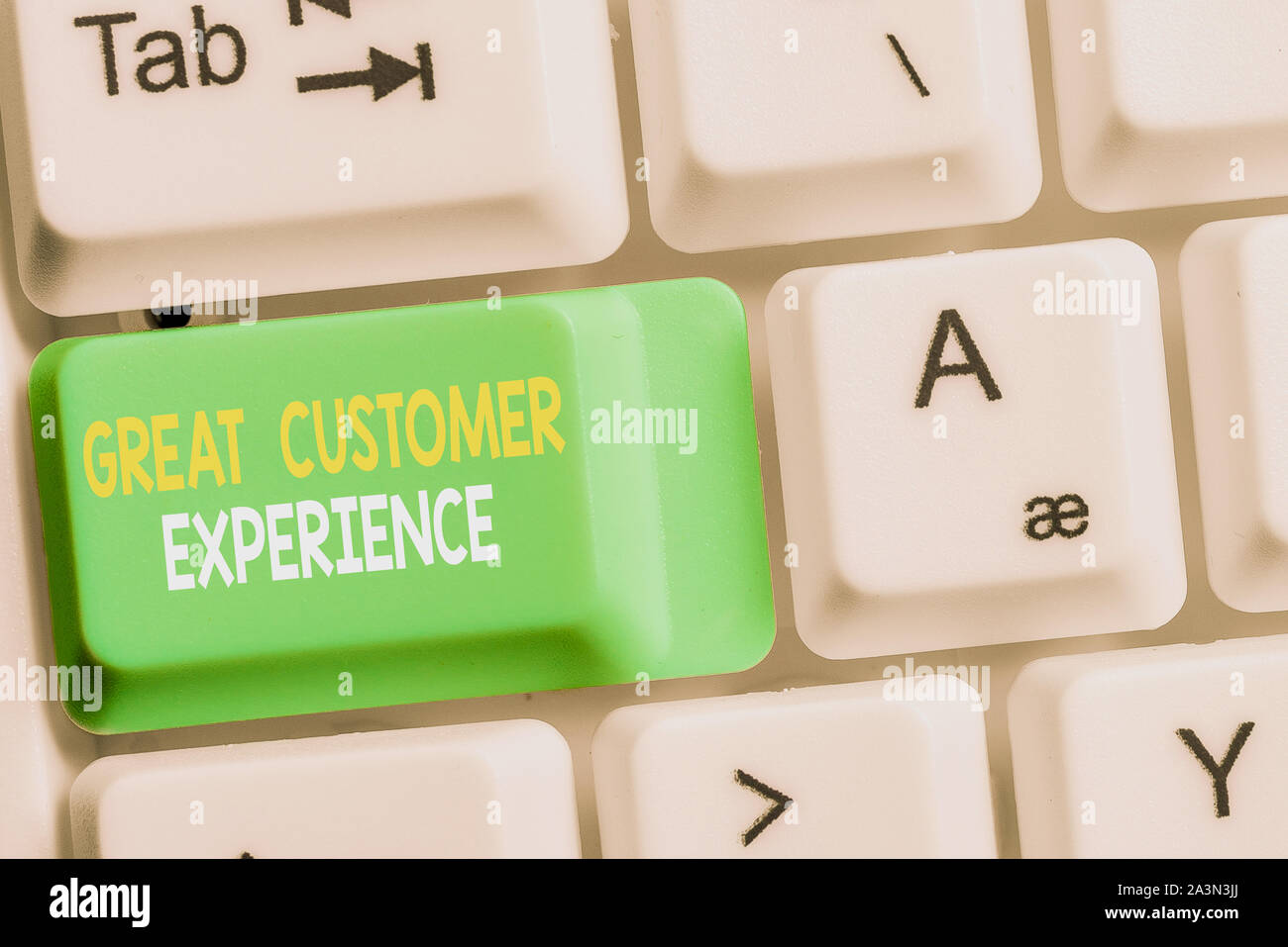 Text sign showing Great Customer Experience. Business photo showcasing ...