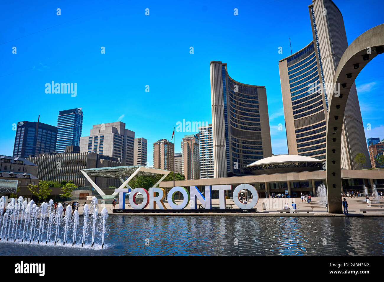 Toronto city hall nathan hi-res stock photography and images - Alamy