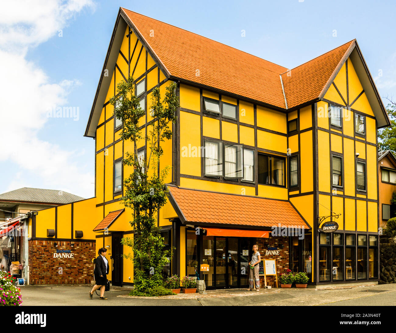 German Bakery Danke in Izunokuni, Japan. Manifested memory. The half ...