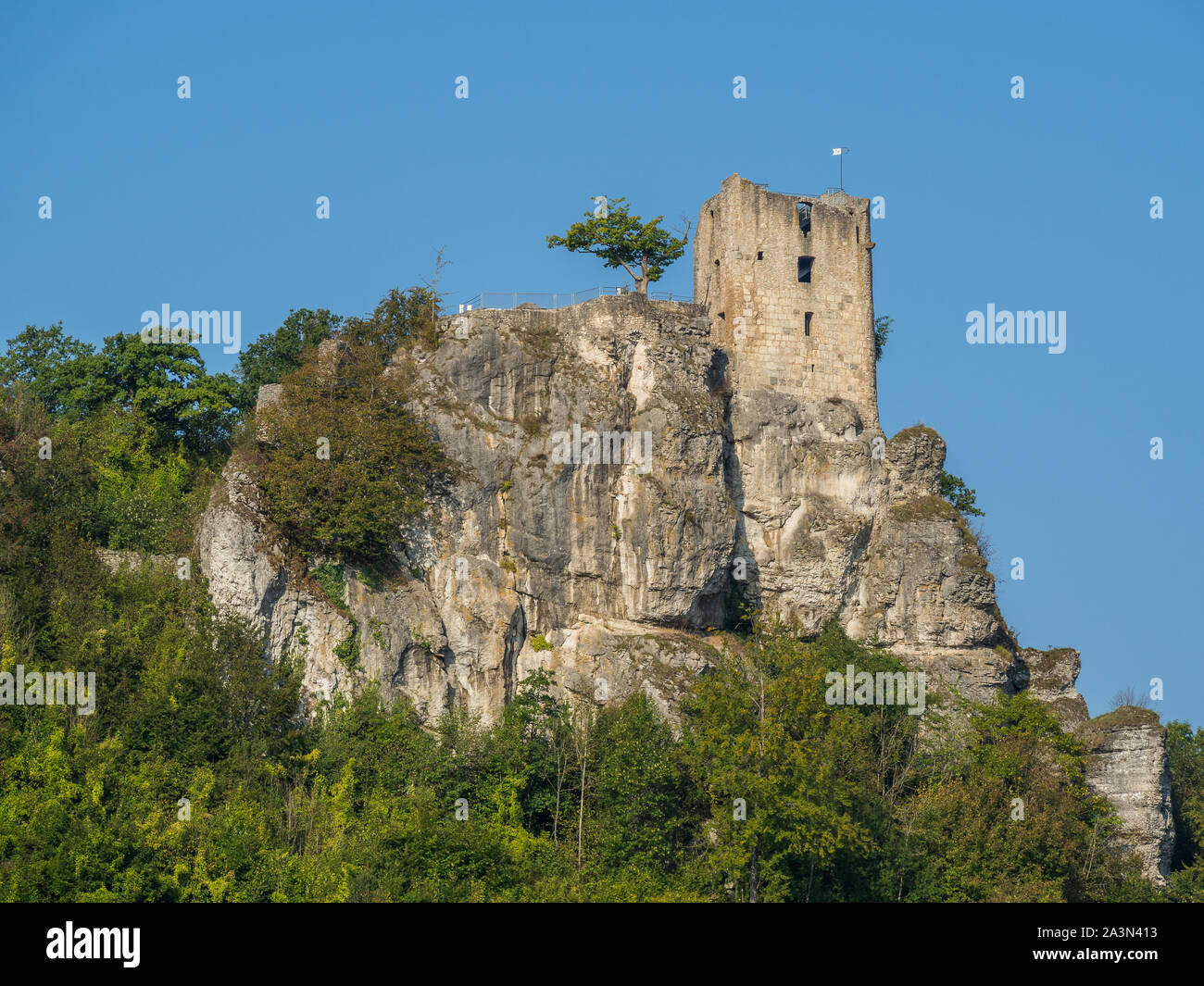 Castle ruins Neideck in Franconia Stock Photo - Alamy