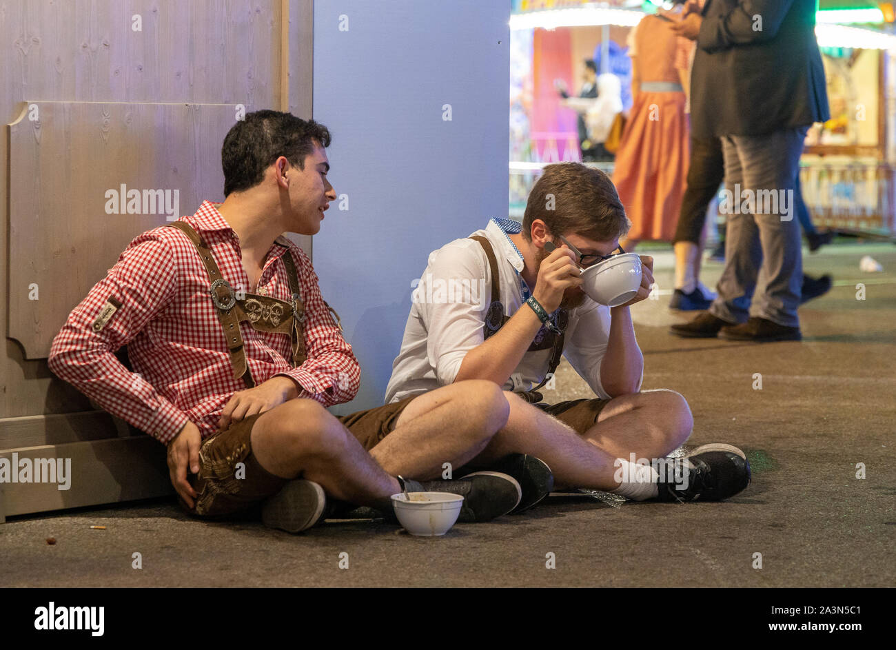 Fair ground tent people hi-res stock photography and images - Alamy