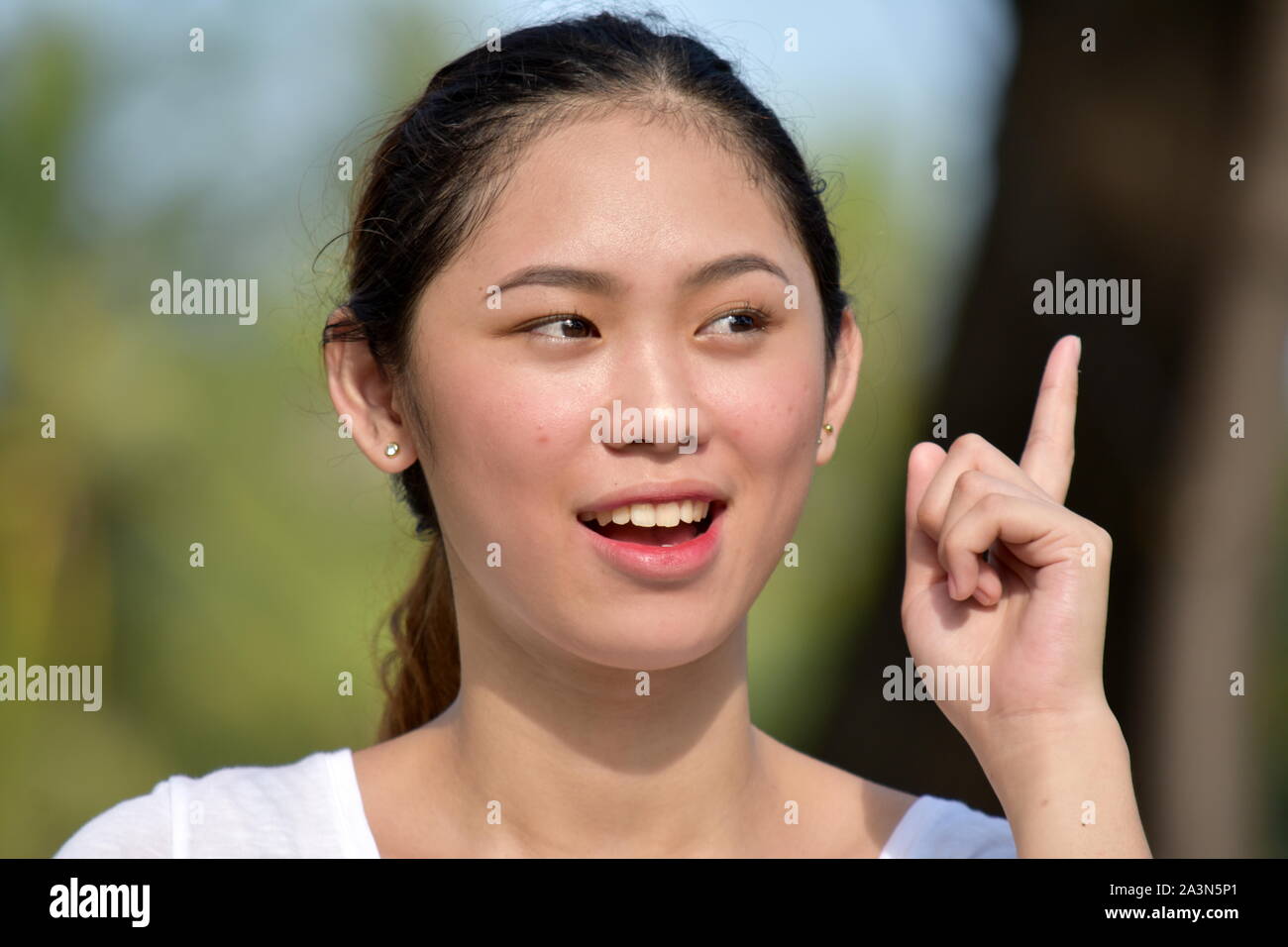 Creative Asian Female Woman Stock Photo - Alamy