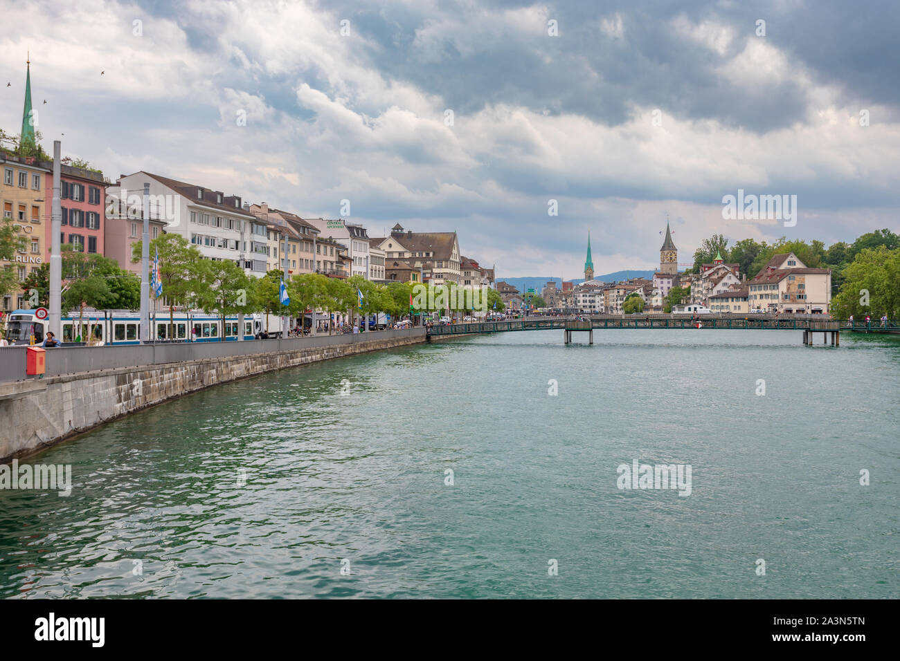View to limmat river hi-res stock photography and images - Alamy