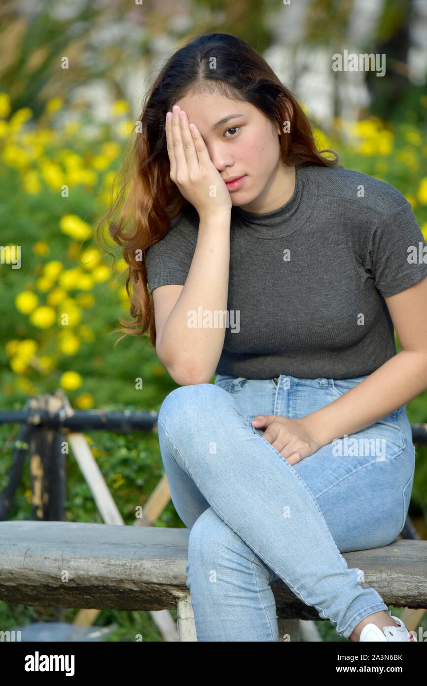 Appreciative beautiful asian woman hi-res stock photography and images ...