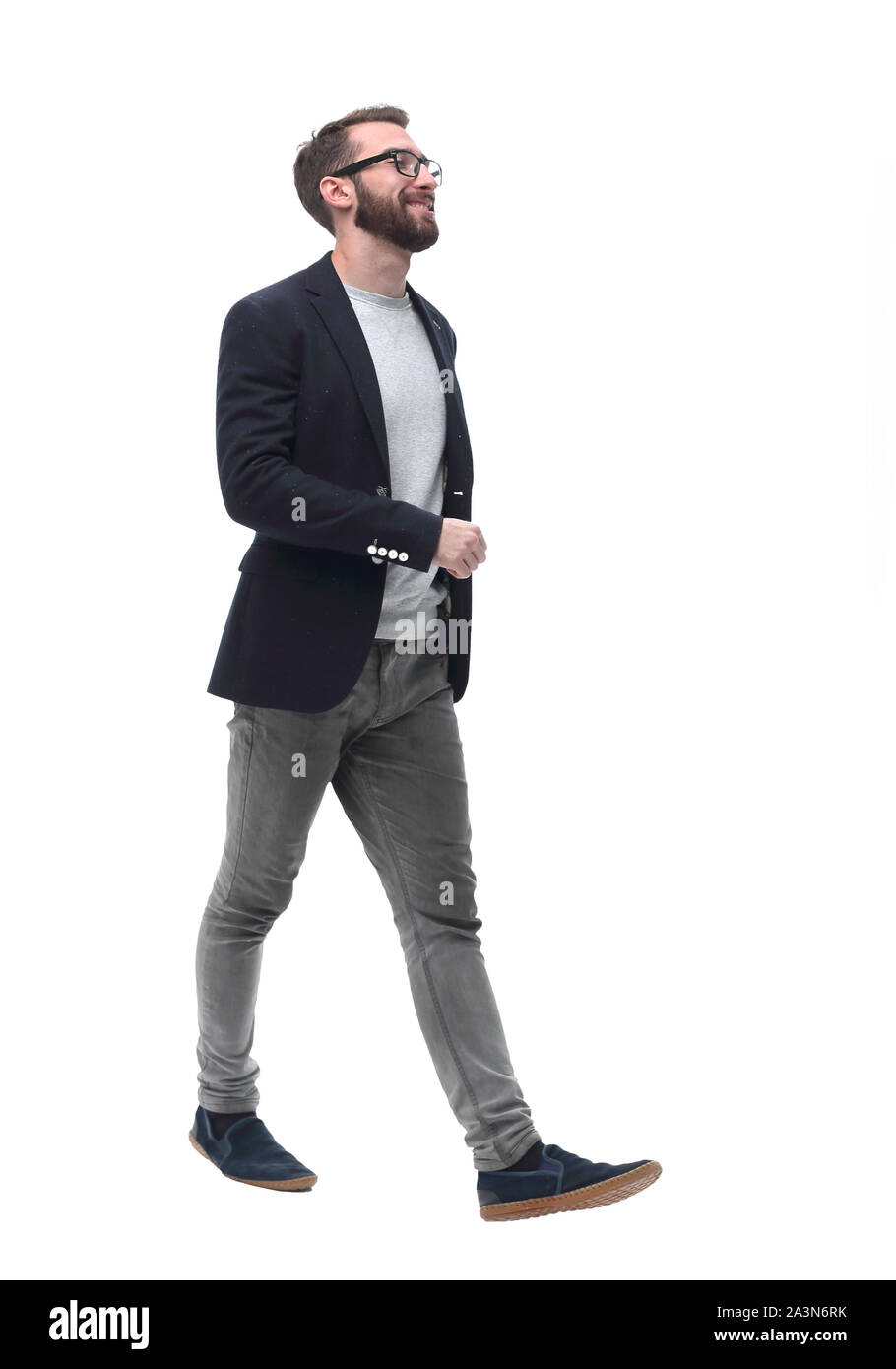 Man standing confidently hands in hi-res stock photography and images ...