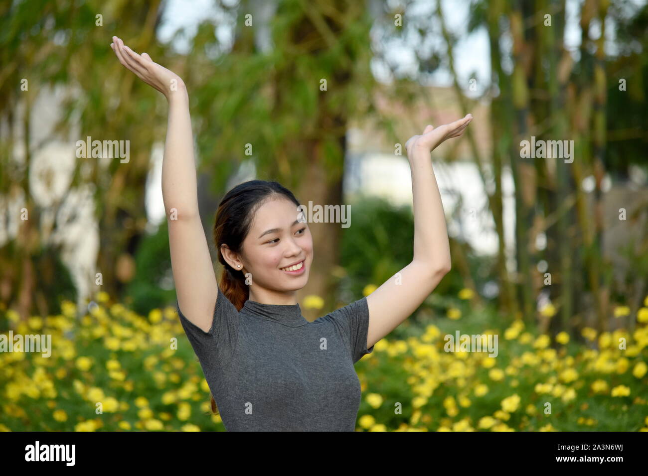 Happy Adult Female Stock Photo - Alamy