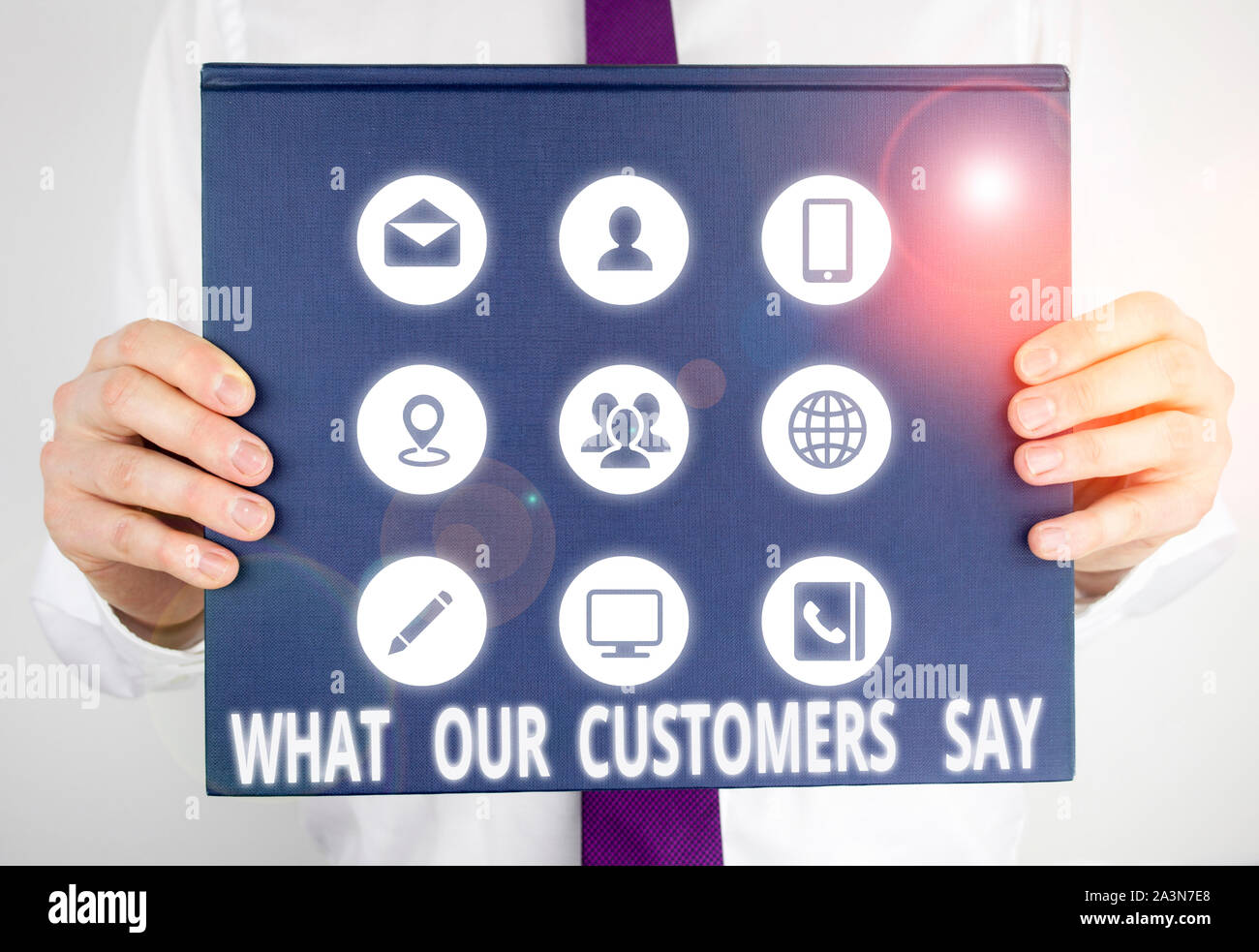 Handwriting text writing What Our Customers Say. Conceptual photo to ...