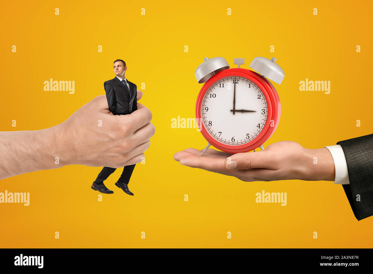 Time break hand symbol hi-res stock photography and images - Alamy