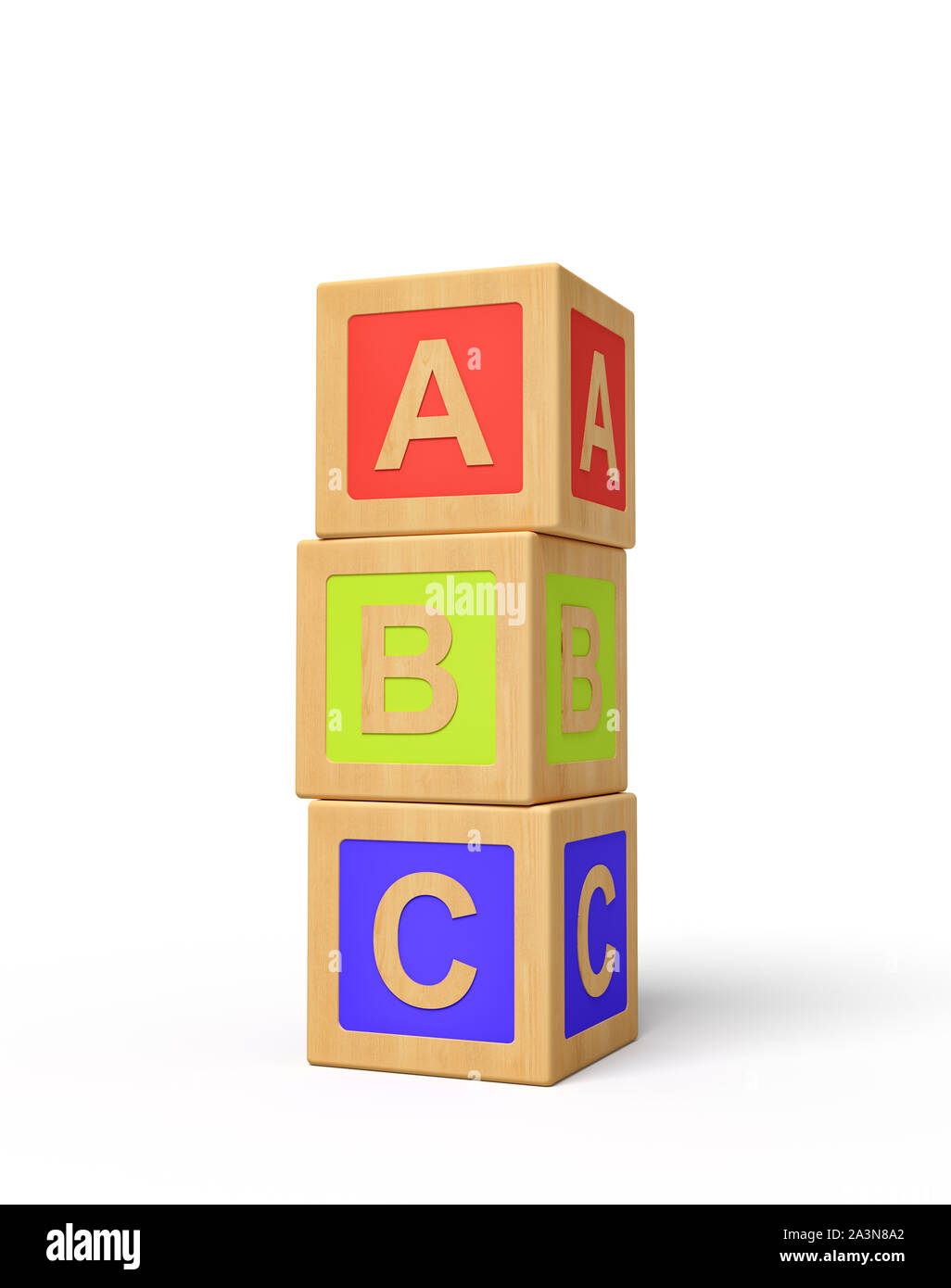 Alphabet block Cut Out Stock Images & Pictures - Alamy