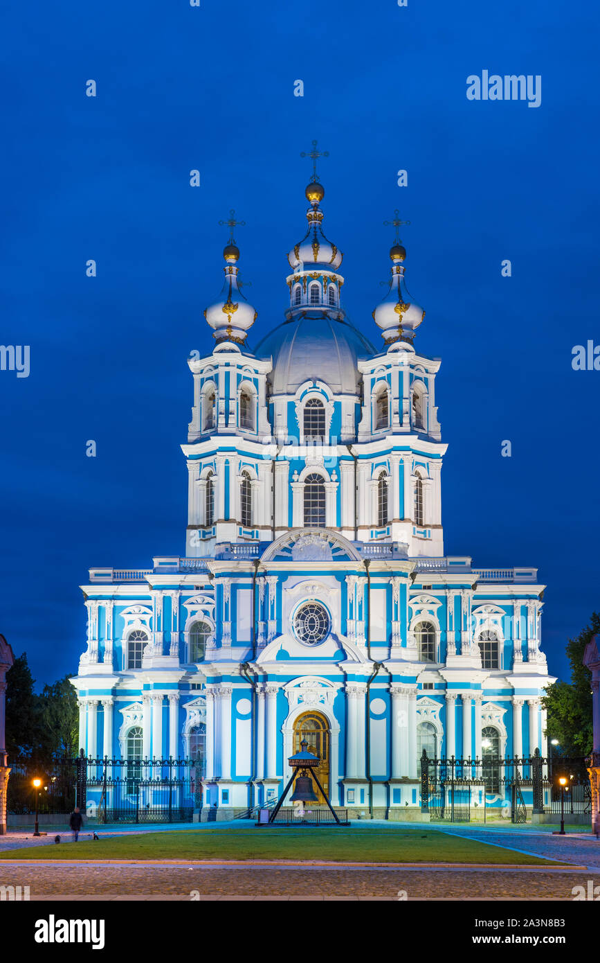 Smolny church hi-res stock photography and images - Alamy