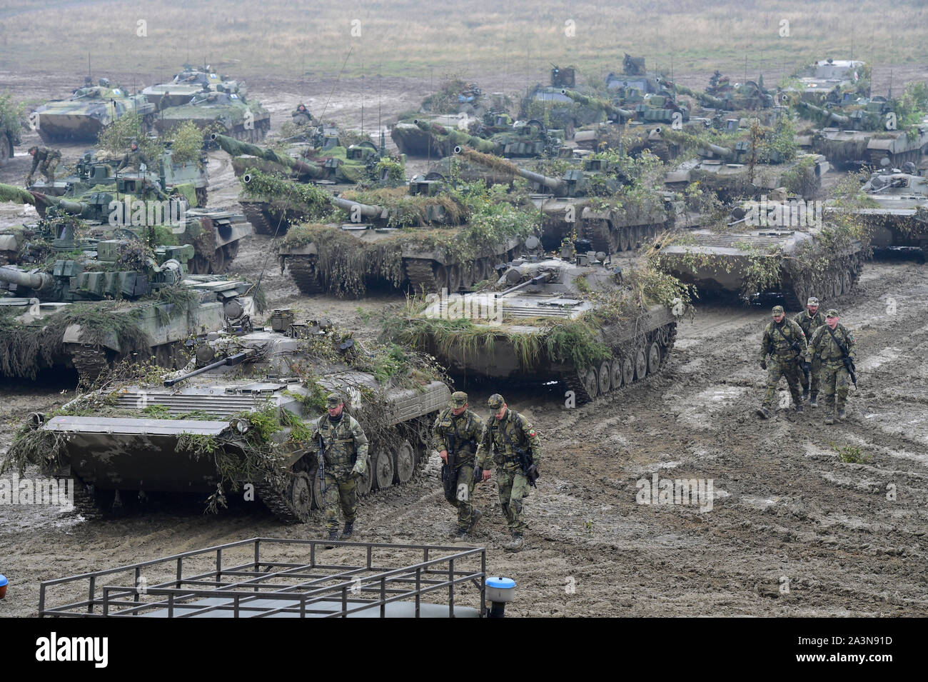 Libava, Czech Republic. 09th Oct, 2019. International exercise on ...