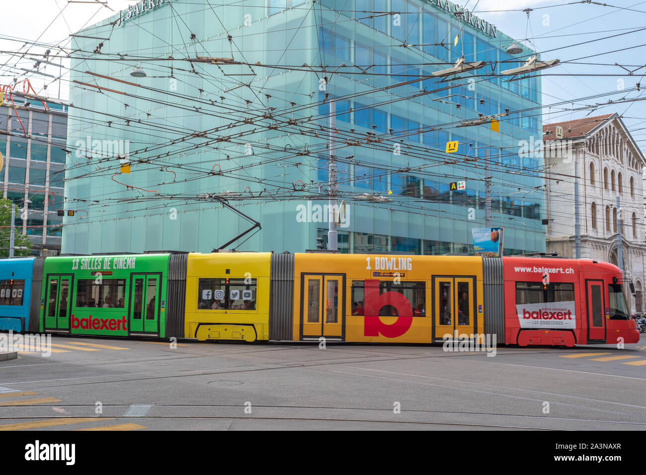 Geneva tram hi-res stock photography and images - Alamy