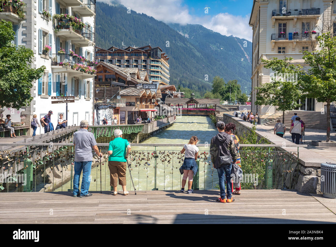 Chamonix Bridge High Resolution Stock Photography and Images - Alamy
