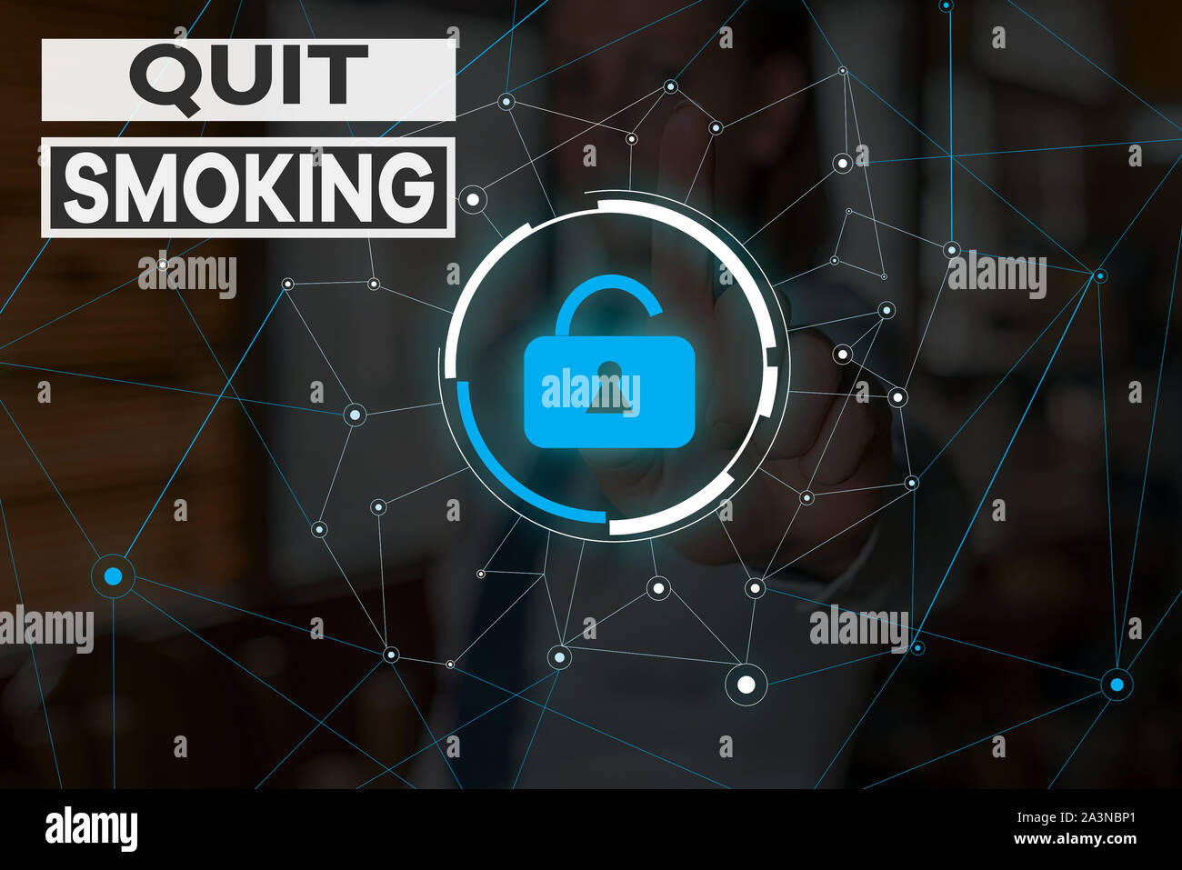 Handwriting text Quit Smoking. Conceptual photo process of ...