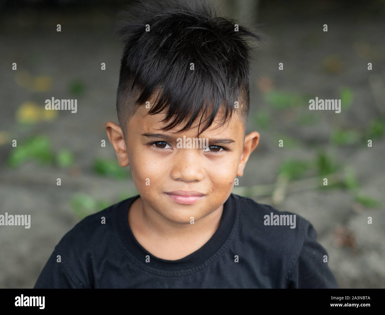 Filipino boy barefoot hi-res stock photography and images - Alamy