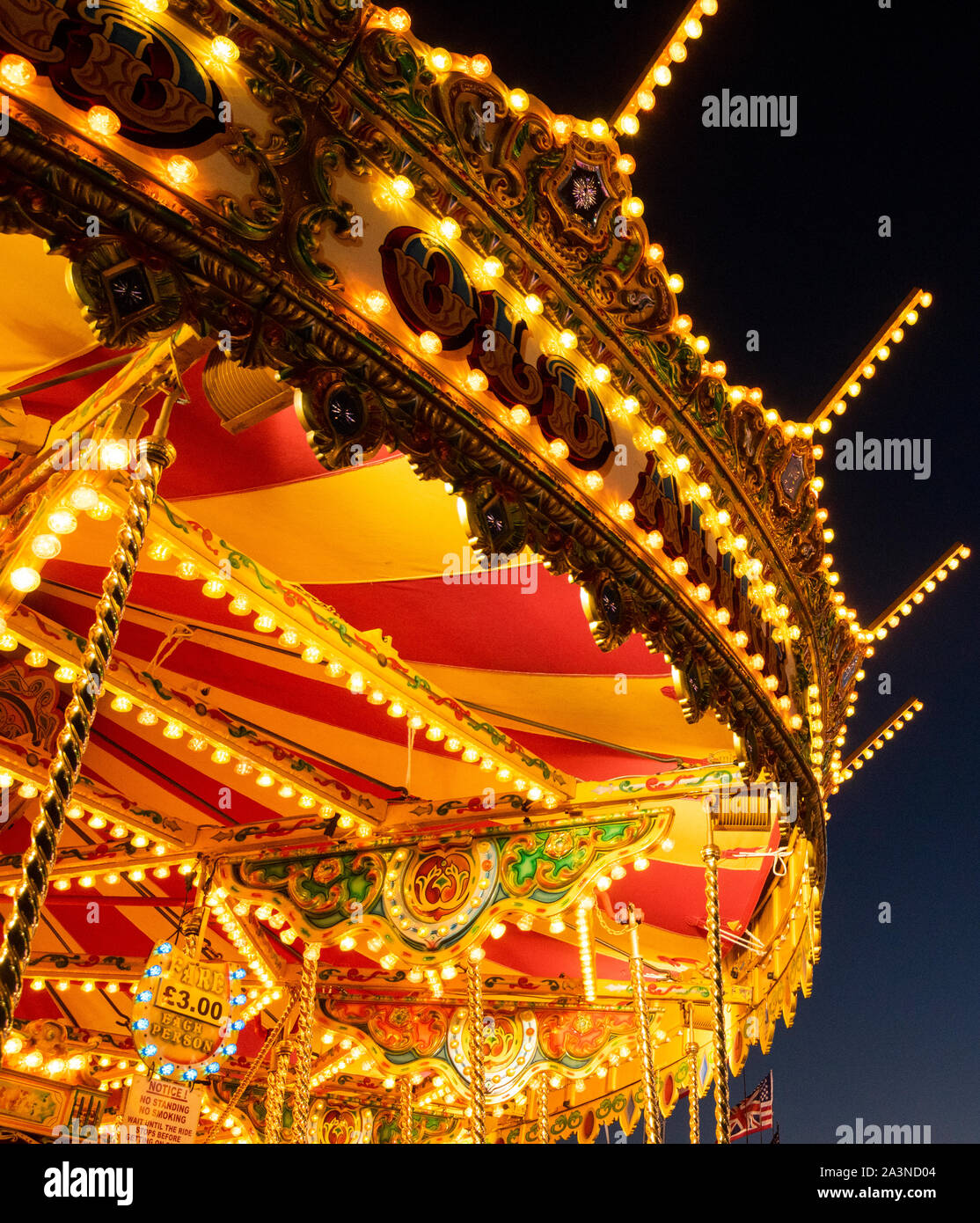 Ferris wheel carousel goose fair hi-res stock photography and images ...