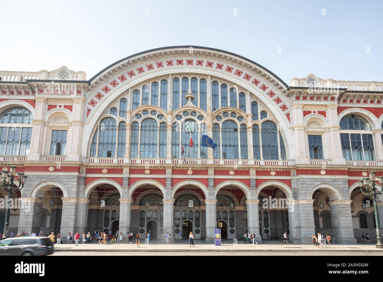 Turin Porta Nuova train station Stock Photo - Alamy